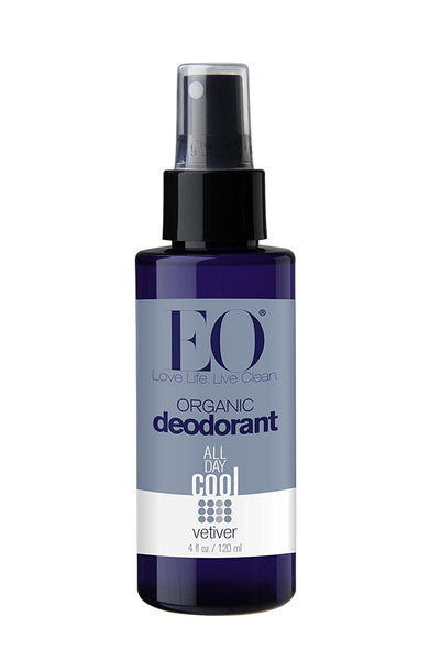 EO Organic Deodorant All Day Cool Vetiver-4 Oz – The Blueberry Cart